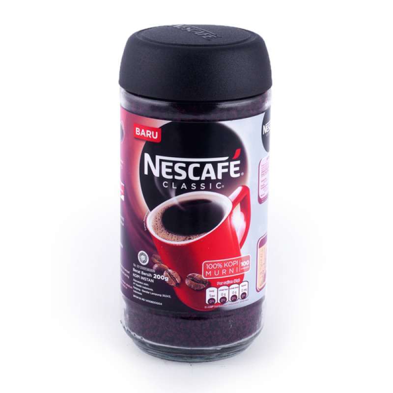 Jual NESCAFE Classic Black Coffee Powder 200g - Kopi Klasik Hitam Bubuk ...