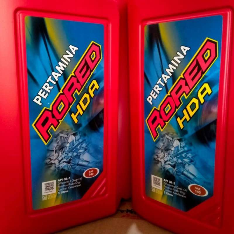 Jual Oli Gardan Rored Hda Pertamina Sae 140, Gl-5 , 5 Ltr Asli ...