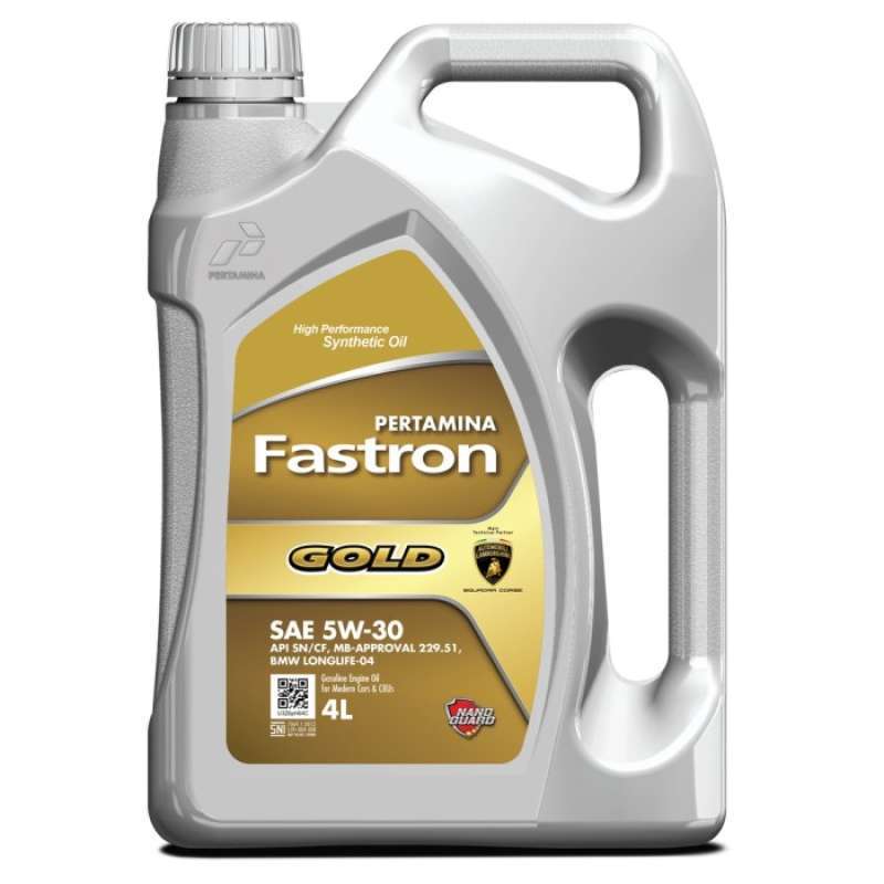 Promo Oli Mobil Fastron Gold SAE 5W -30 4 Liter Diskon 23% di Seller ...
