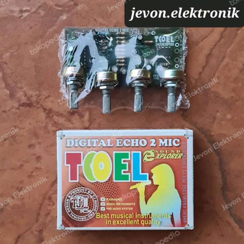Promo Toel Super Echo 2 Mic Digital TJ Audio Pro Kit Original Diskon 16 ...