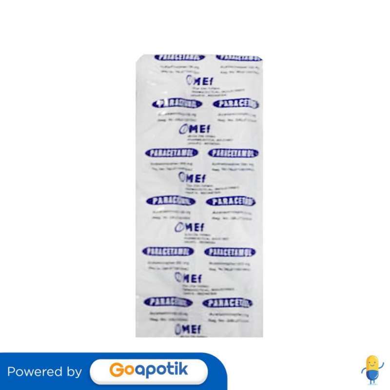 Jual Paracetamol Mef 500 Mg Strip 10 Tablet Di Seller Apotek Sari Farma ...