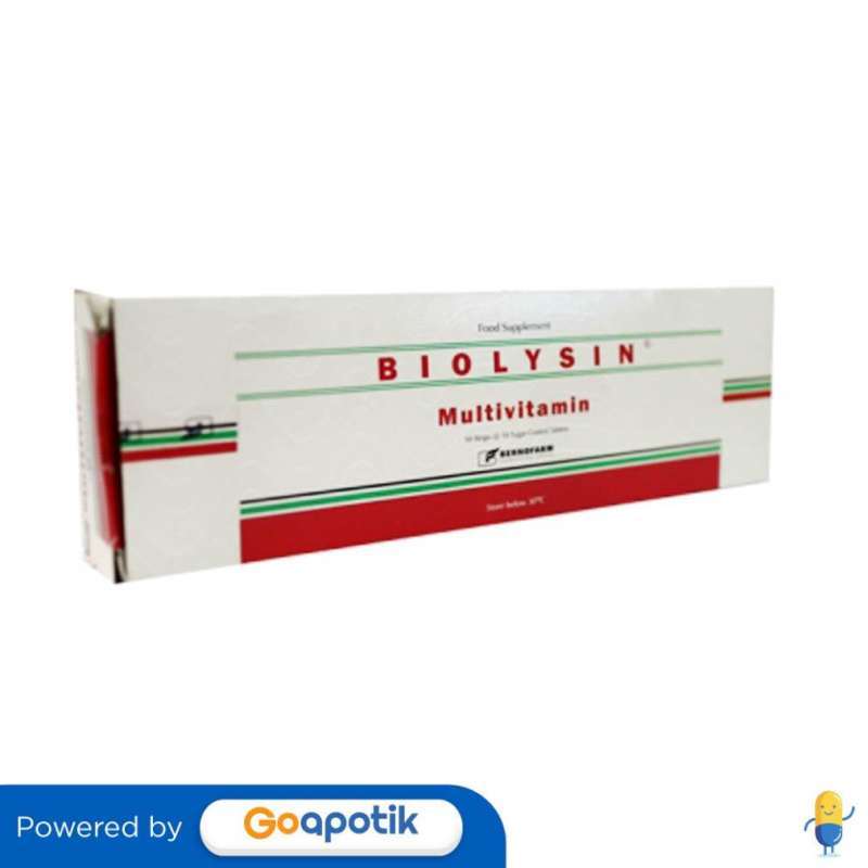 Jual BIOLYSIN BOX 100 TABLET di Seller Apotek Megah Lampung - Kedaton ...