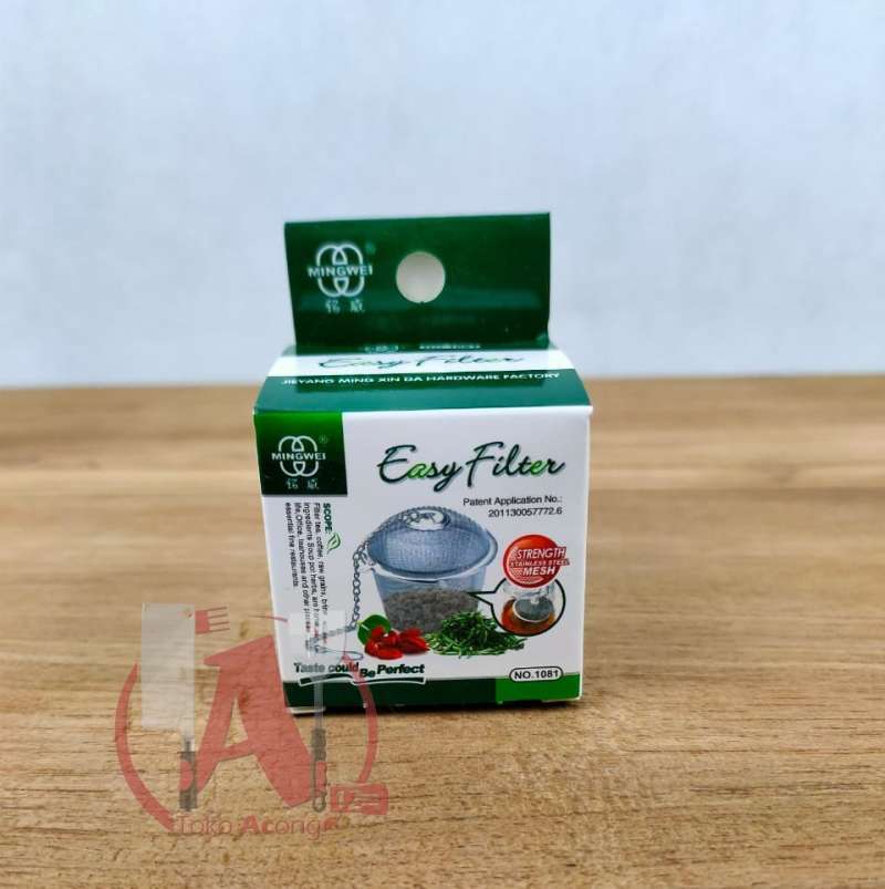 Jual saringan teh stainless tea filter 8.5 cm Medium / Filter Teh di ...
