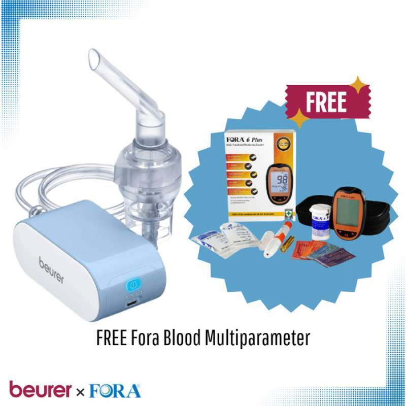 Jual Beurer Ih 60 Compressor Nebulizer + Free Fora Alat Cek Gula Darah ...