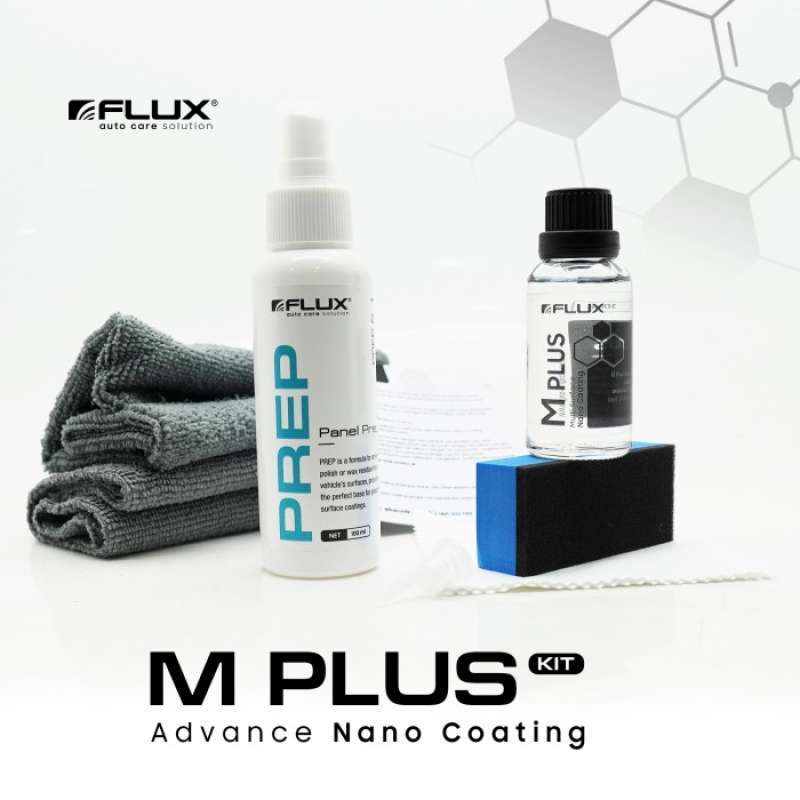 Promo Flux M Plus Kit Multi Surface 15Ml & 30Ml Coating Motor Helm ...