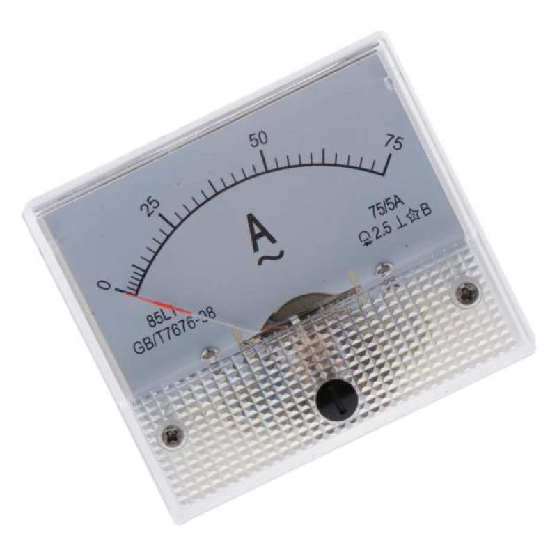 Jual 85l1 Ac 5a Analog Panel Ammeter Gauge Ampere Current Meter, 2.5 Error Margin Di Seller ...