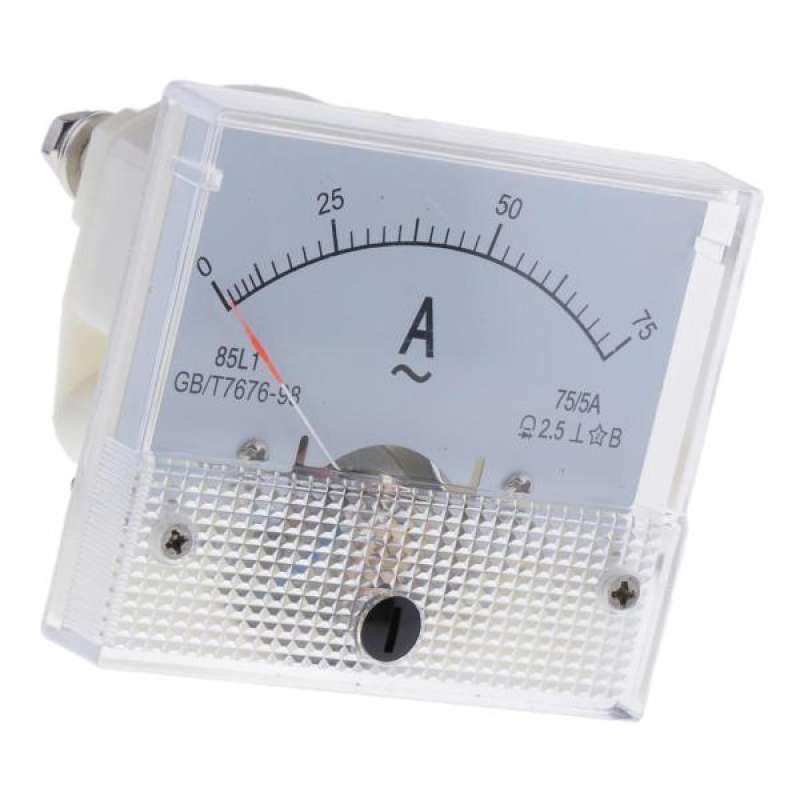 Jual 85l1 Ac 5a Analog Panel Ammeter Gauge Ampere Current Meter, 2.5 Error Margin Di Seller ...