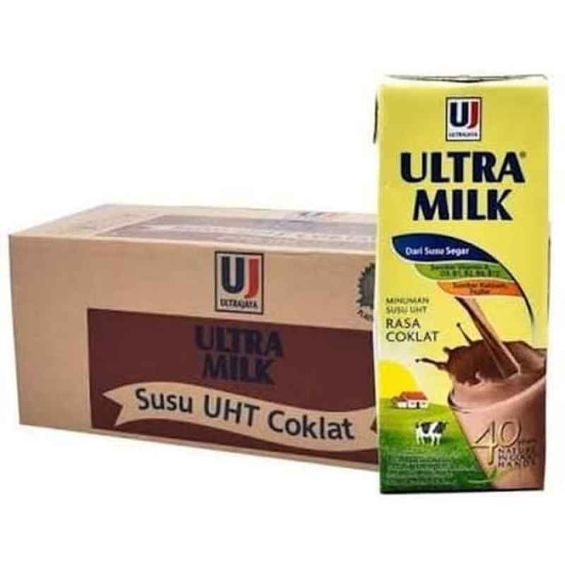 Jual Ultra Jaya Uht Susu Ultra Coklat [125 Ml/ 1 Dus] Di Seller Toko ...