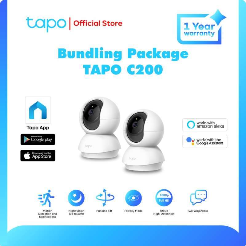 Jual TAPO C200 2 UNIT BUNDLING di Seller Tapo by TP Link Official Store - Kota Jakarta Timur ...