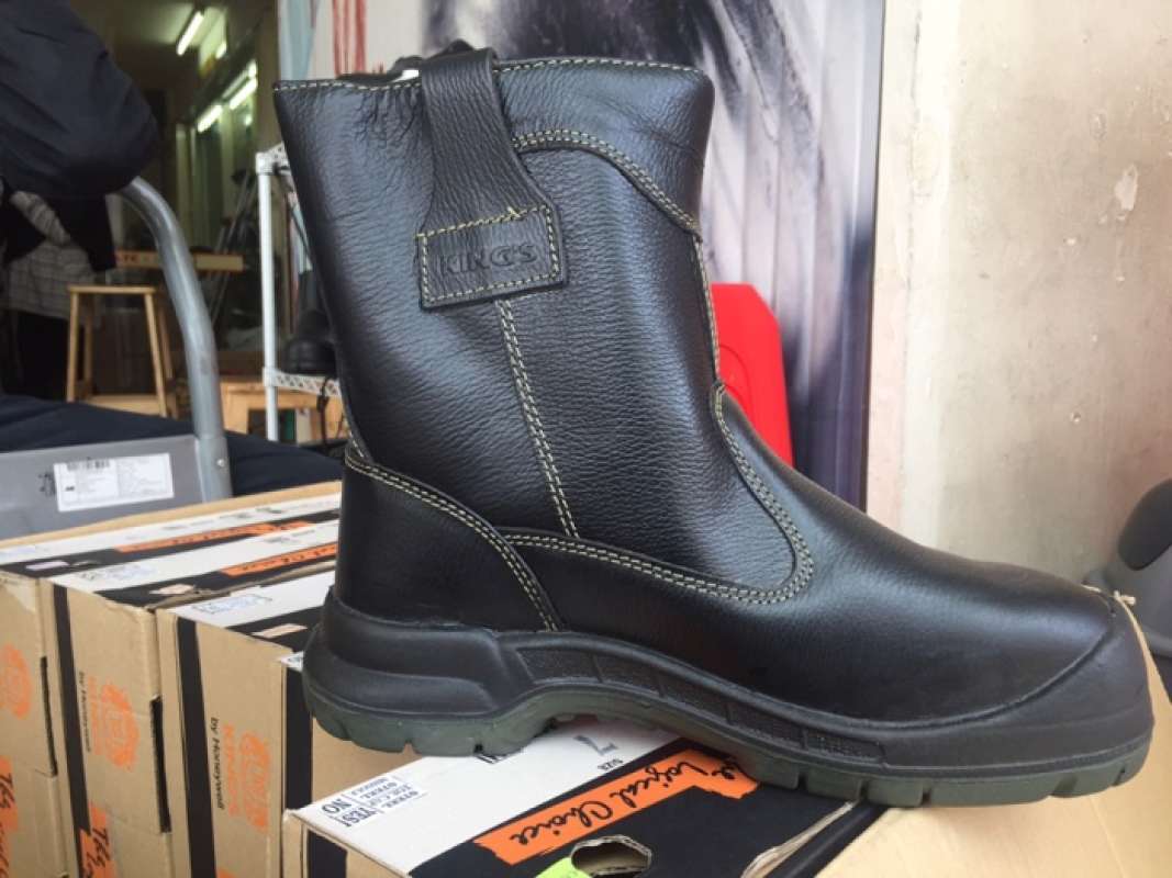 Promo Sepatu safety kings kwd 805 x hitam Diskon 23% di Seller Axie ...
