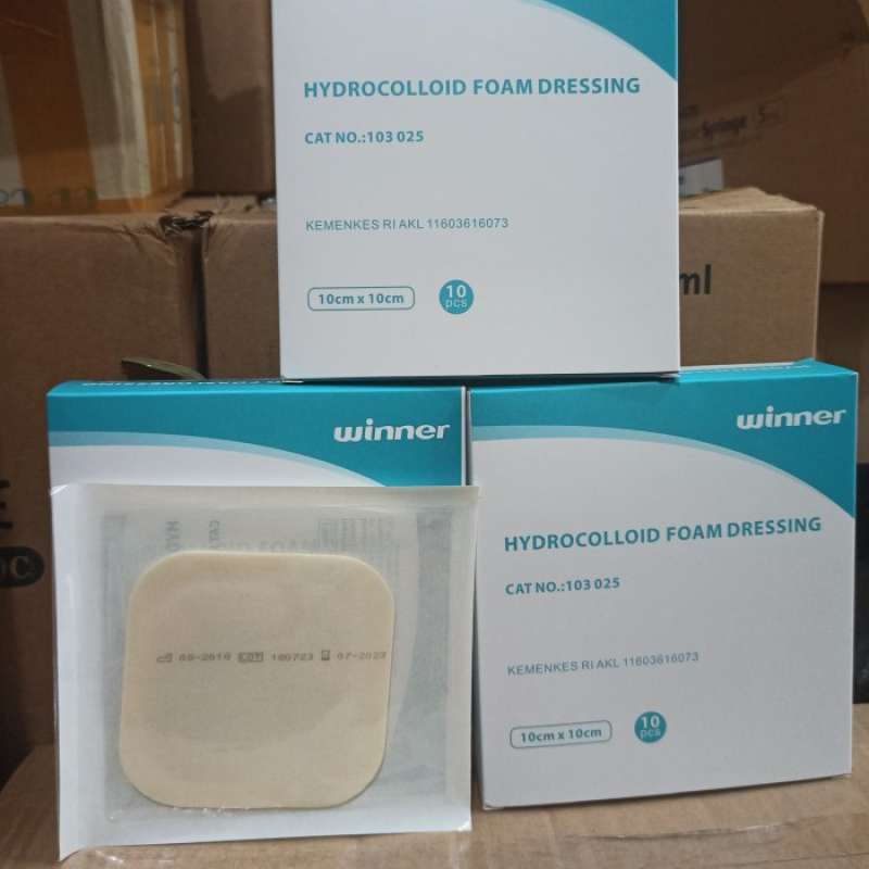 Promo Plester Luka Decubitus Hydrocolloid Foam Dressing 10 X 10 Cm ...