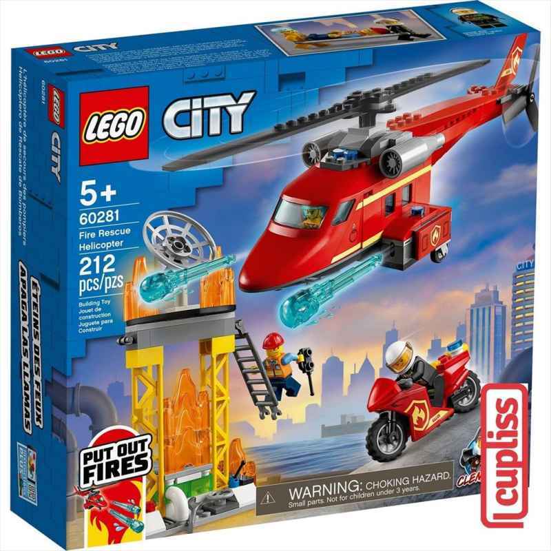 Jual Lego City 60281 Fire Rescue Helicopter Di Seller Cupliss ...