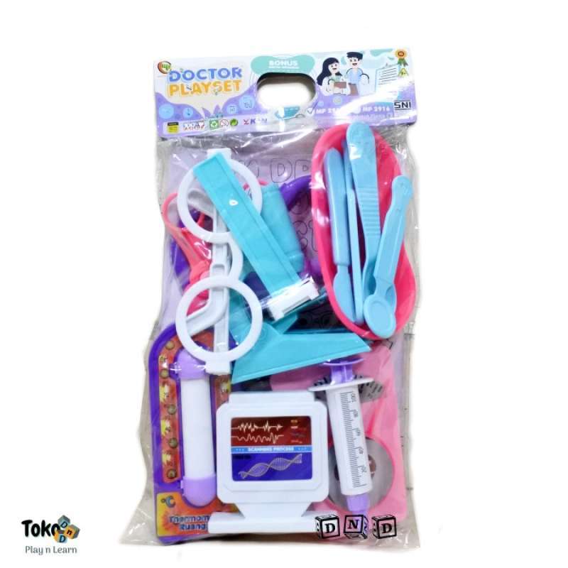 Jual Mainan Edukasi Anak Doctor Playset Alat Medis Dokter Suster Suntik ...