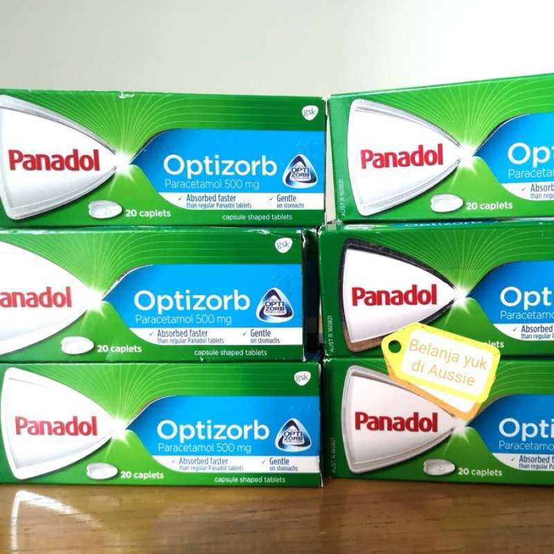 Promo PANADOL Optizorb Paracetamol 500mg - 20 Caplets Diskon 23% di ...