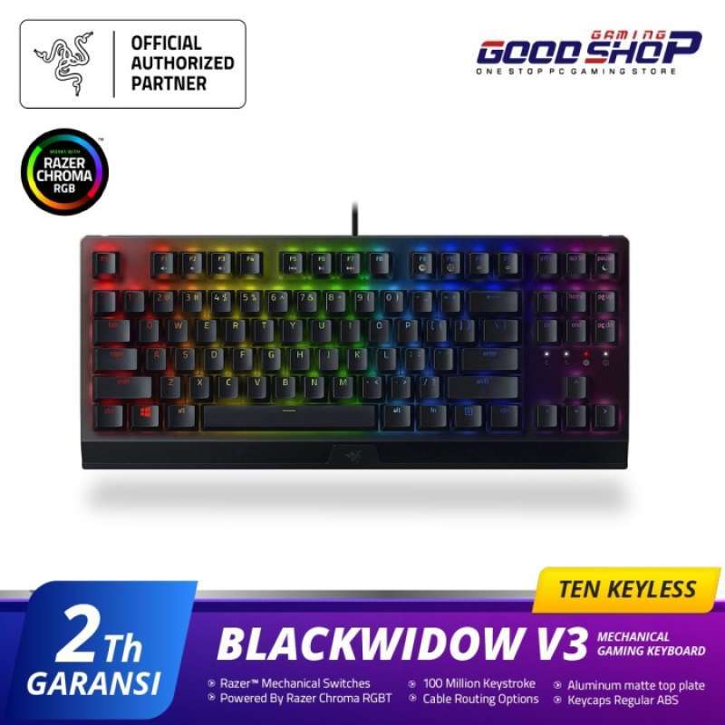 Jual Razer Blackwidow V3 Tenkeyless - Gaming Keyboard di Seller Moni ...
