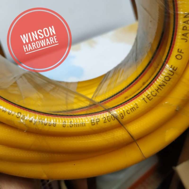 Promo Selang Angin Kuning Kompresor 15 M Seven Star High Pressure Spray ...