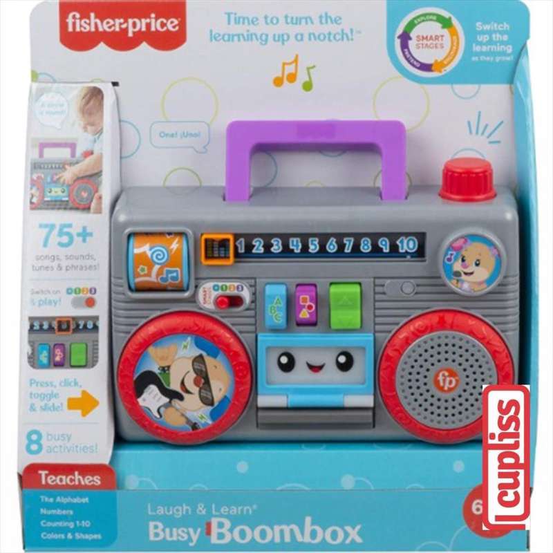 Promo Fisher Price Gwn49 Laugh N Learn Busy Boombox Diskon 1% Di Seller ...