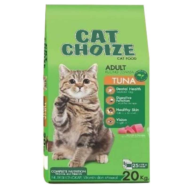 Jual Cat Choice Adult Dry Cat Food Tuna Makanan Kucing 20 Kg di Seller ...