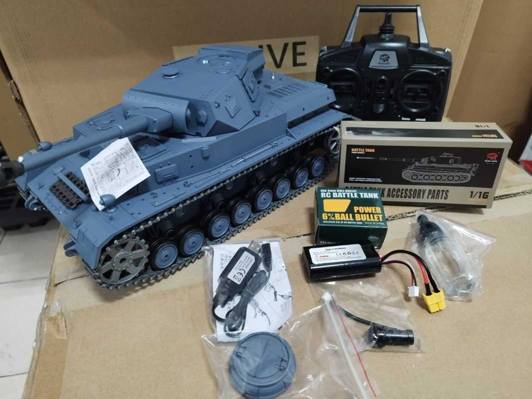 Jual Heng Long 3859-1 2.4ghz 1/16 Scale Panzer-iv F2 Rc Tank Model Di ...