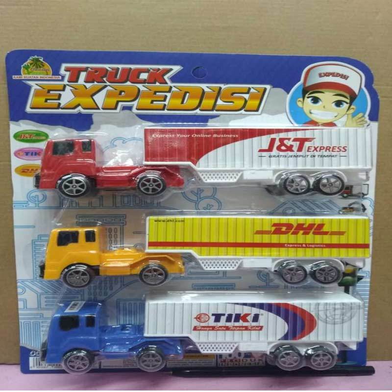 Jual Mobil kiriman ekspedisi set 3pc dhl jnt tiki jne truck barang ...