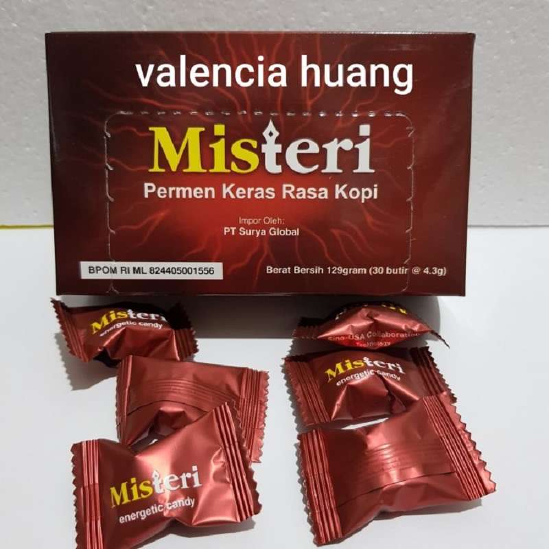 Jual Misteri Candy Original Permen Keras Rasa Kopi Suplemen Pria 30Pcs ...