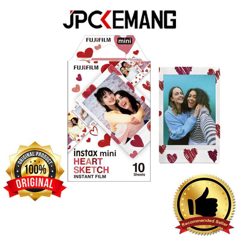 Jual Jpc Kemang Fujifilm Instax Mini Paper Heart Sketch Instax Paper ...