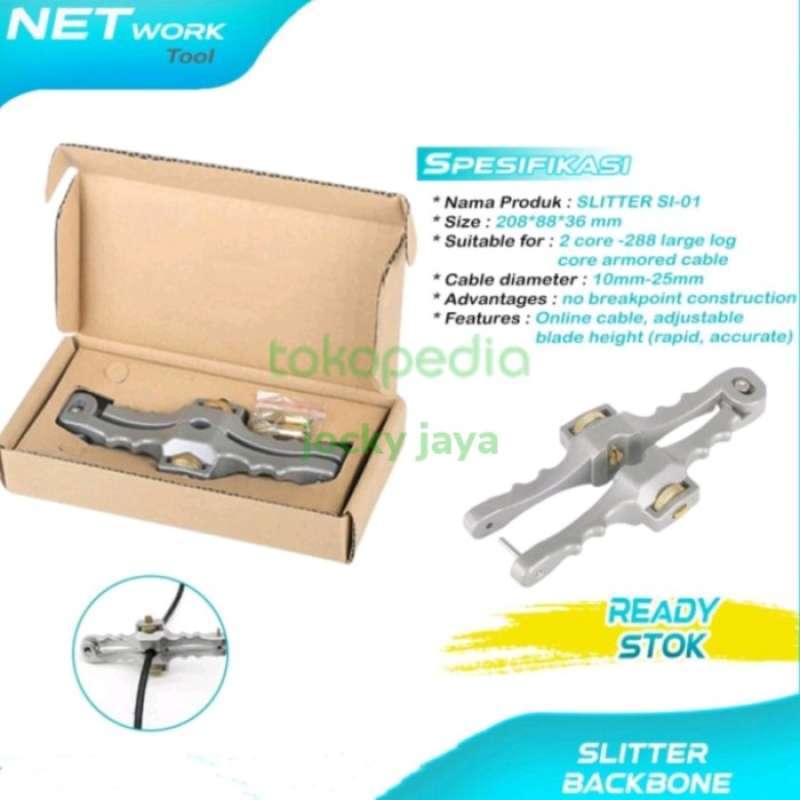 Promo Slitter backbone - Alat kupas kabel back bone Fiber Optic FTTH ...