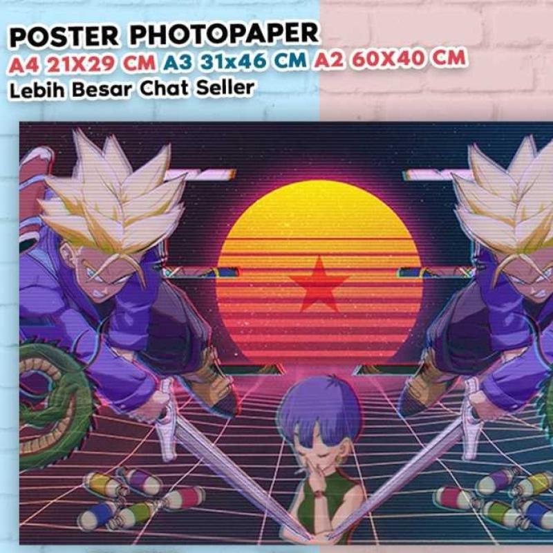 Jual Poster Dragon Ball Goku Vegeta Android Anime Wibu Hiasan Dinding ...