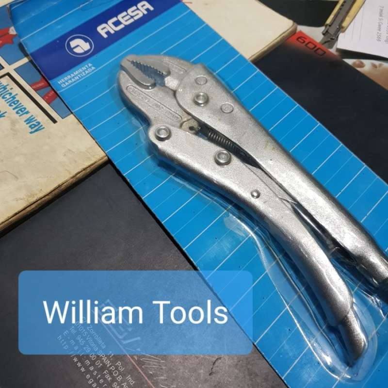 Promo Tang Buaya Bengkok / Grip Pliers Curved Jaws 10 Acesa Diskon 23% ...