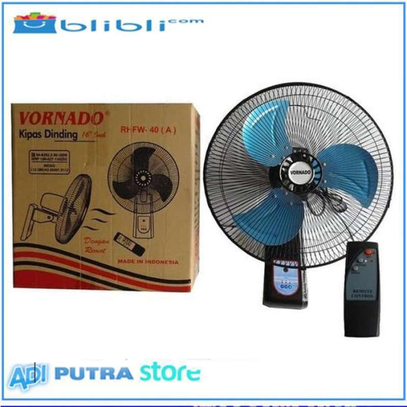 Jual Wall fan kipas dinding /Wall Fan / Besi / Remote Vornado rhfw-45 ...