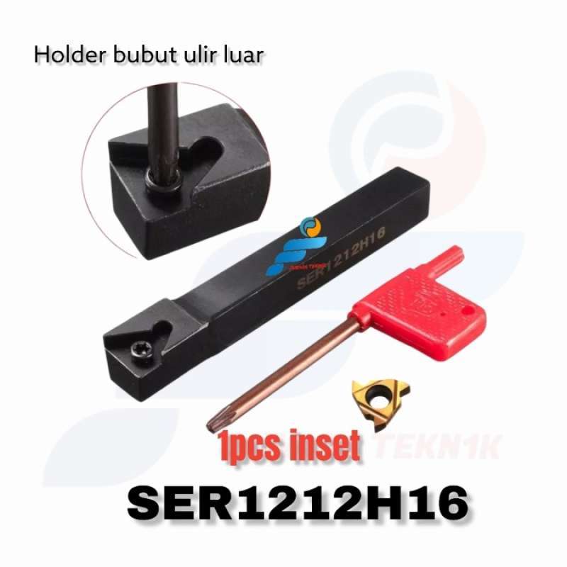 Jual Holder Bubut Luar. Pahat Ulir. Holder Ser1212-16. Holder Dan Inset Di Seller Umar Store ...