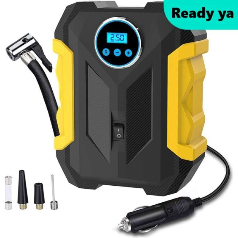 Jual Pompa Ban Mobil Truk Motor Elektrik Cek Tekanan Angin Digital Di ...
