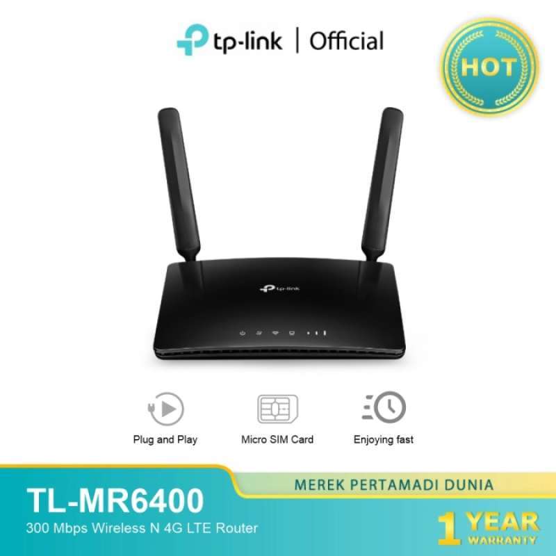 Jual TP-LINK TL-MR6400 Wireless Router 3G / 4G Router di Seller WIRA CCTV DAN COMPUTER MEDAN ...
