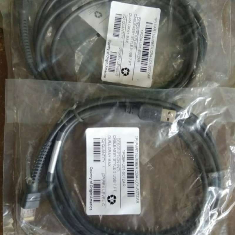 Promo Kabel Scaner Barcode symbol dan Motorola Usb to LAn 10pin 7fit ...
