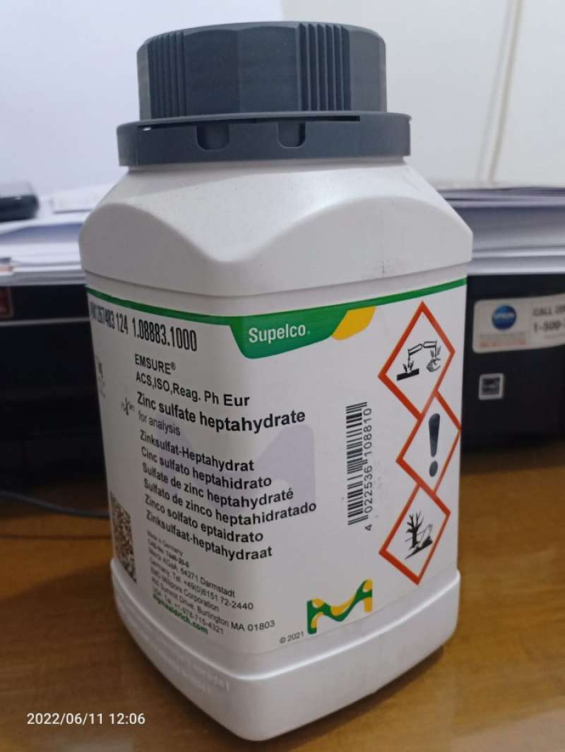 Promo Zinc Sulfate Heptahydrate Merck, Repacking 100 Gr Diskon 5% Di ...