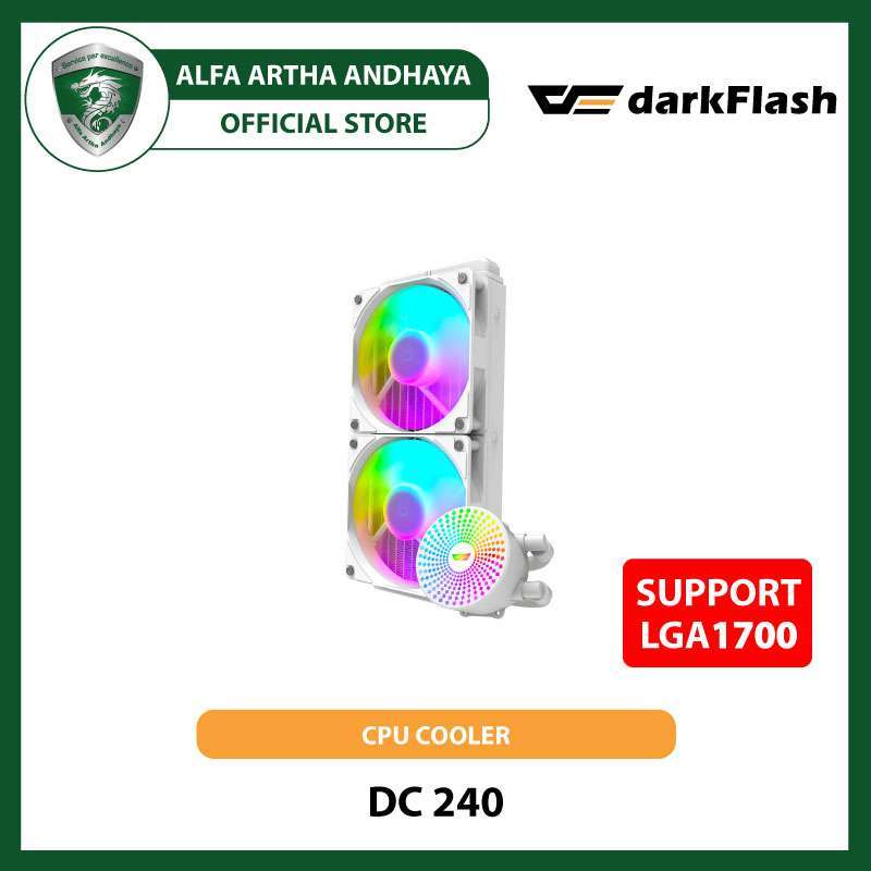 Jual darkFlash DC240 ARGB Liquid CPU Cooler [Support Intel & AMD] di ...