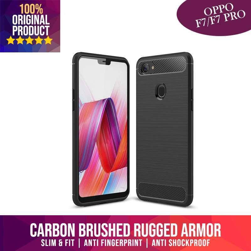 Promo Case OPPO F7 / F7 PRO Casing Silikon Anticrack Rugged Armor ...