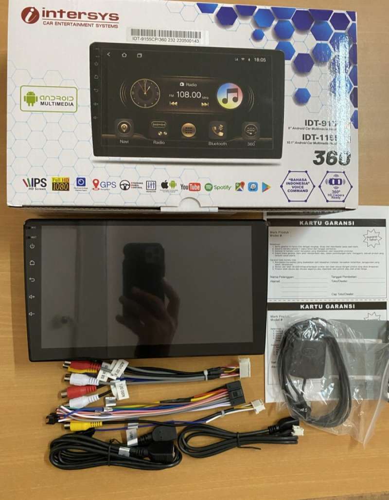 Promo Termurah Head Unit Intersys Idt-9155 Cp Layar 9Inch Eksklusif ...
