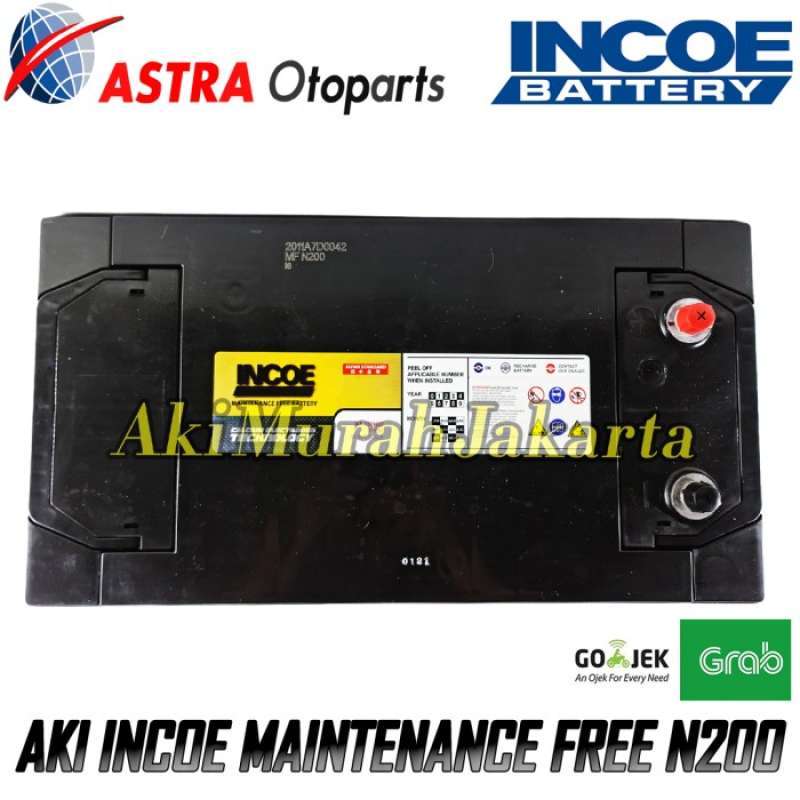 Jual Aki Genset INCOE MF ASTRA N200 / 190H52 Aki Kering 12V / 200Ah di Seller Aki Murah Jakarta ...