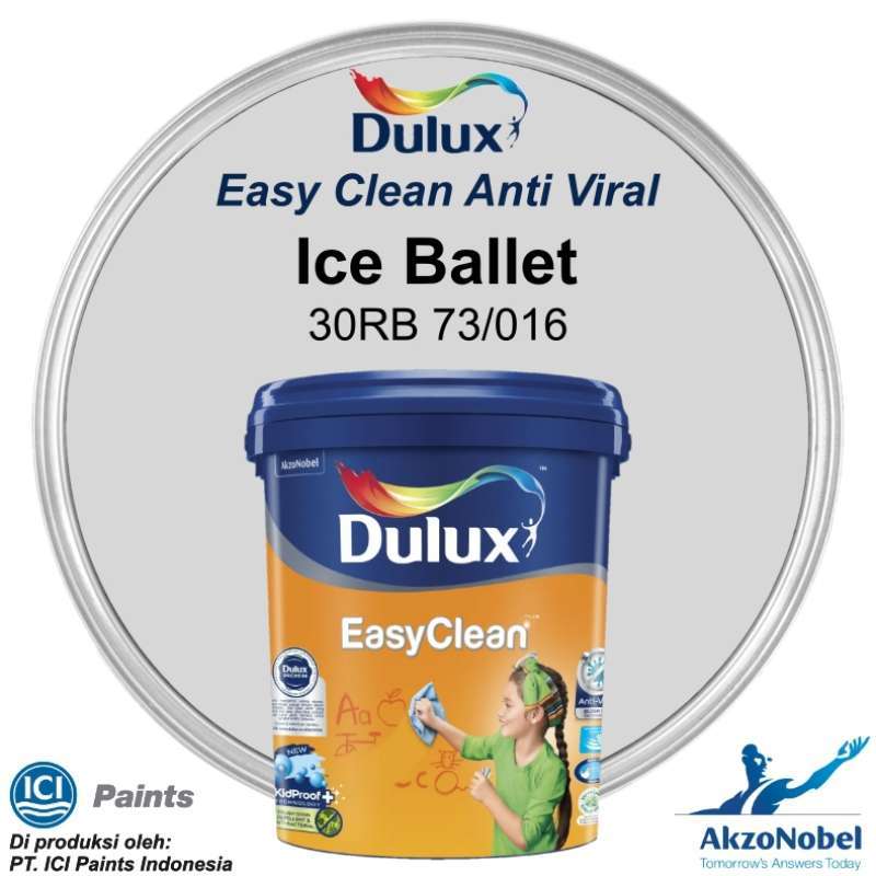 Jual CAT DULUX EASY CLEAN 20 LT - ICE BALLET 30RB 73/016 di Seller ...