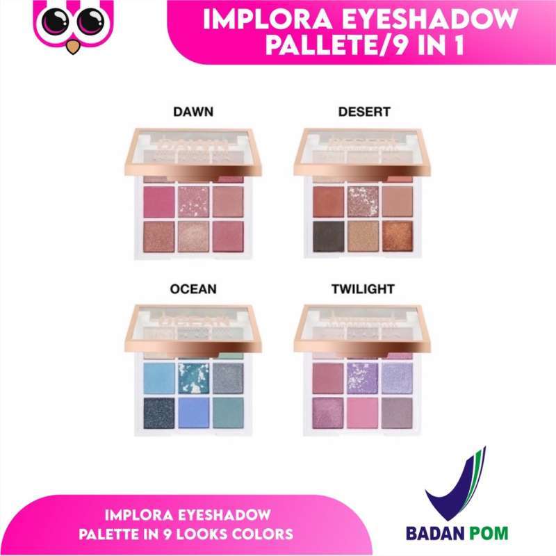 Jual Implora New Eyeshadow Pallete 🏷️ 100% Original, Harga & Kualitas ...