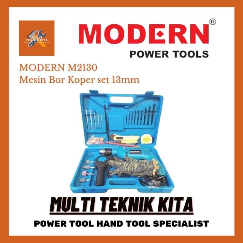 Promo Mesin Bor Besi Kayu Beton Modern 13Mm M2130 / M 2130 / Bor Set ...