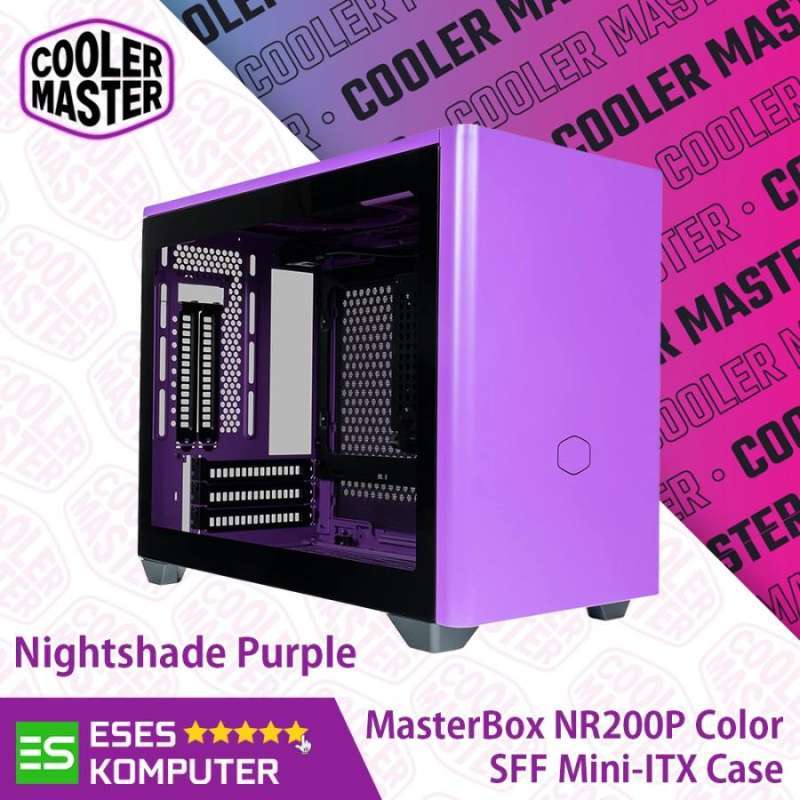 Jual Case Cooler Master Masterbox Nr200p Color Nightsade Purple | Mini ...