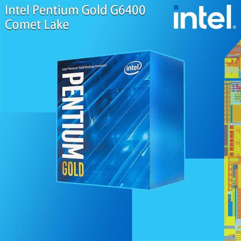 Jual Processor Intel Pentium Gold G6400 4.0Ghz Socket LGA 1200 - Comet Lake di Seller ESES ...