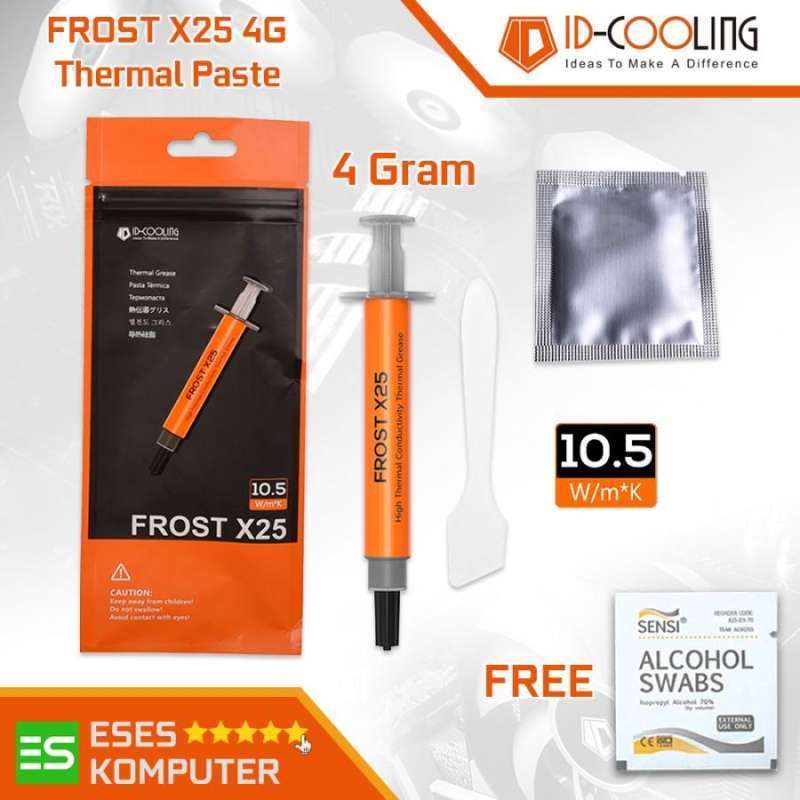 Jual Thermal Paste ID-COOLING FROST X25 (4 Gram) High Thermal ...