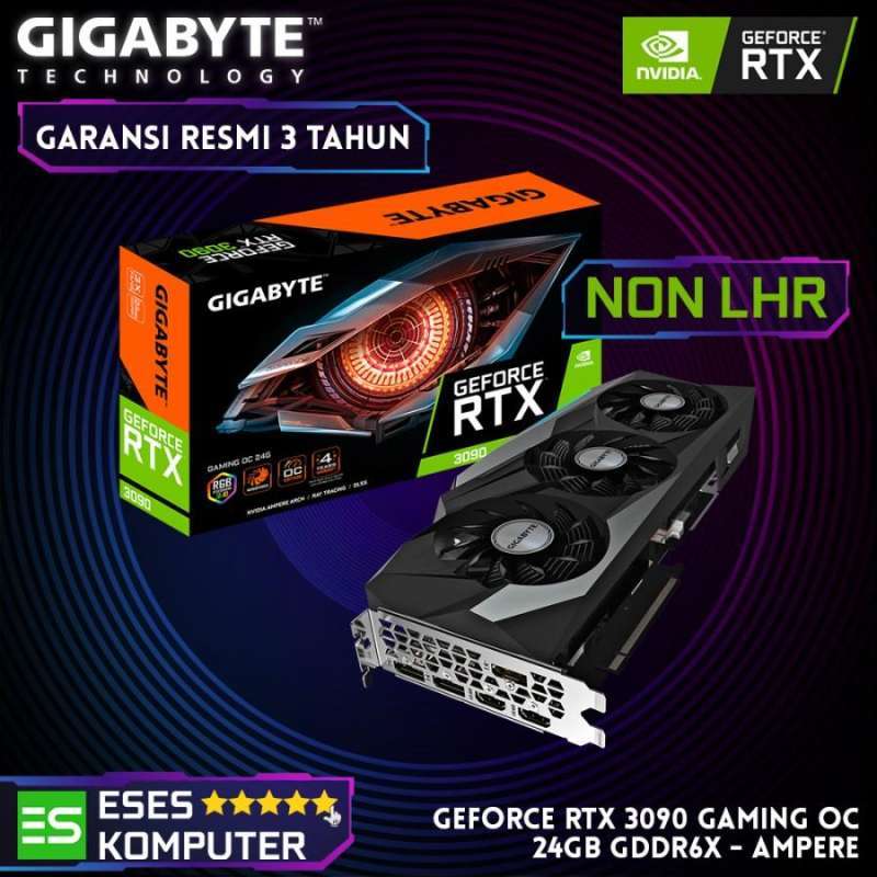 Jual VGA Gigabyte GeForce RTX 3090 GAMING OC 24G - 24GB GDDR6X - Ampere ...