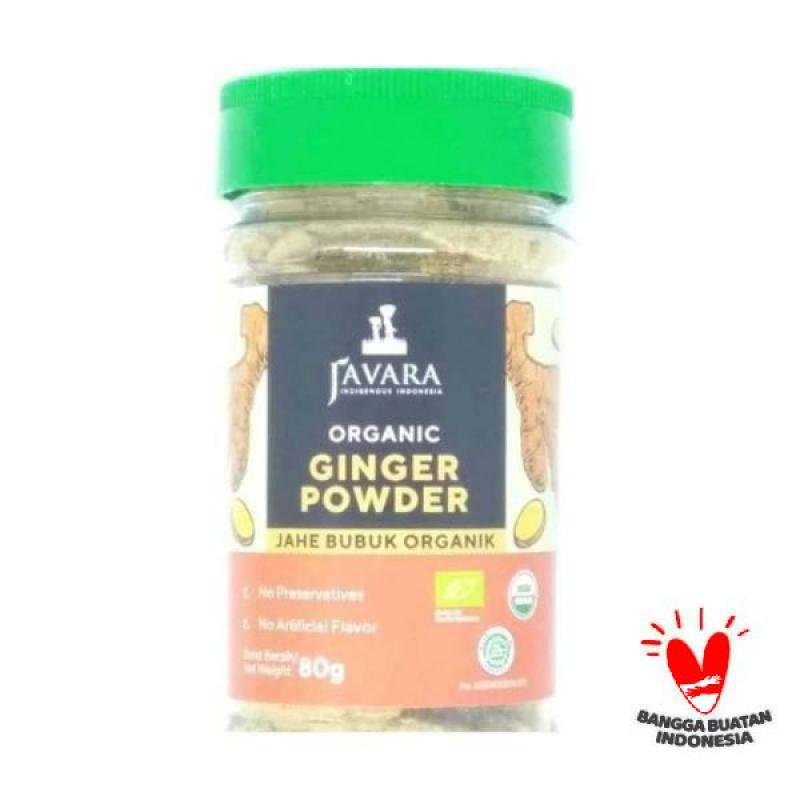 Jual Javara Organic Ginger Powder Jahe Bubuk Organik Penyedap Rasa - 80 ...