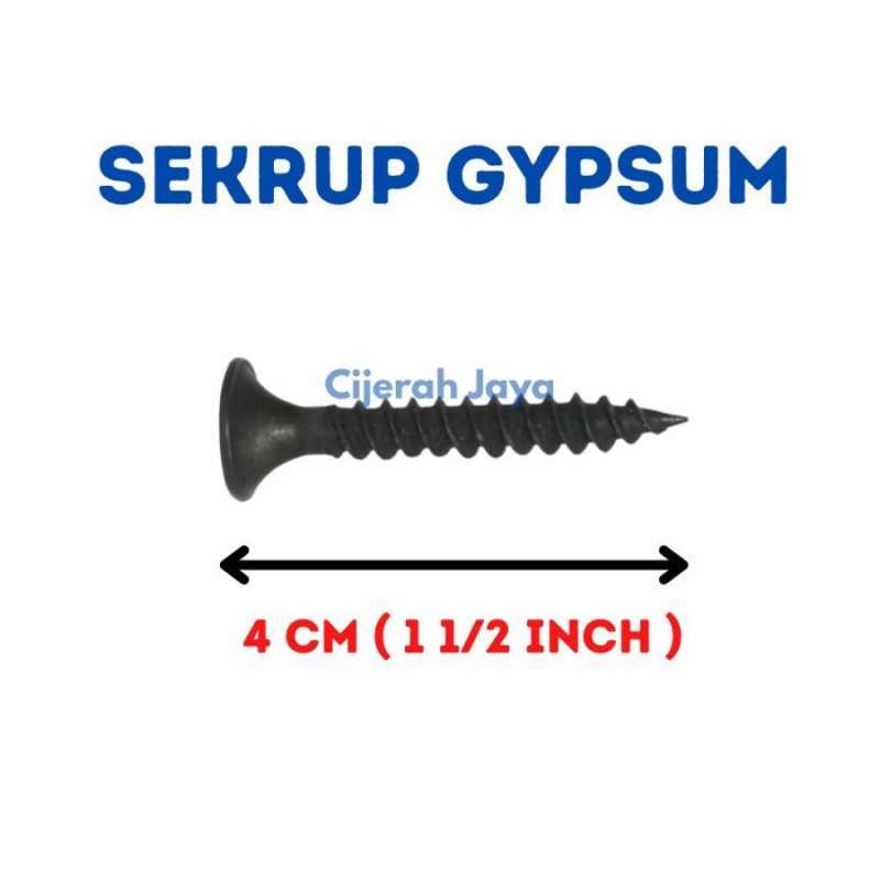 Jual SKRUP GYPSUM SEKRUP GYPSUM SKRUP GIPSUM DRYWALL 4 CM 1 1/2 INCH ...