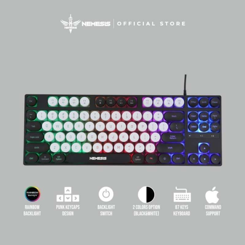 Promo Keyboard Nyk Nemesis K04 K-04 Furion Tkl Rgb | Keyboard Gaming ...