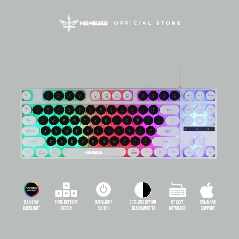 Promo Keyboard Nyk Nemesis K04 K-04 Furion Tkl Rgb | Keyboard Gaming ...